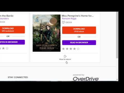 What to look for on Overdrive: My Account