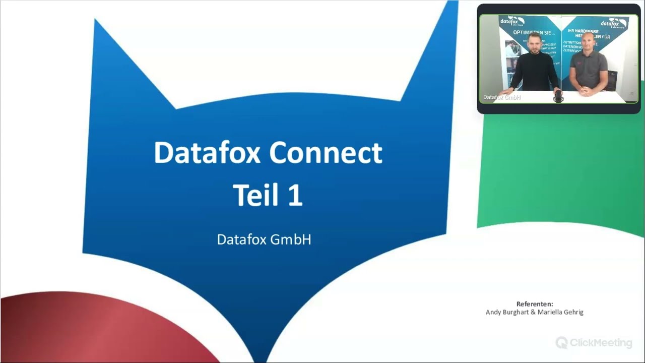 Smartes Gerätemanagement mit Datafox Connect - Webinar Teil 1