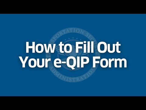 Hiring Resources: How to Fill Out Your e-QIP Form