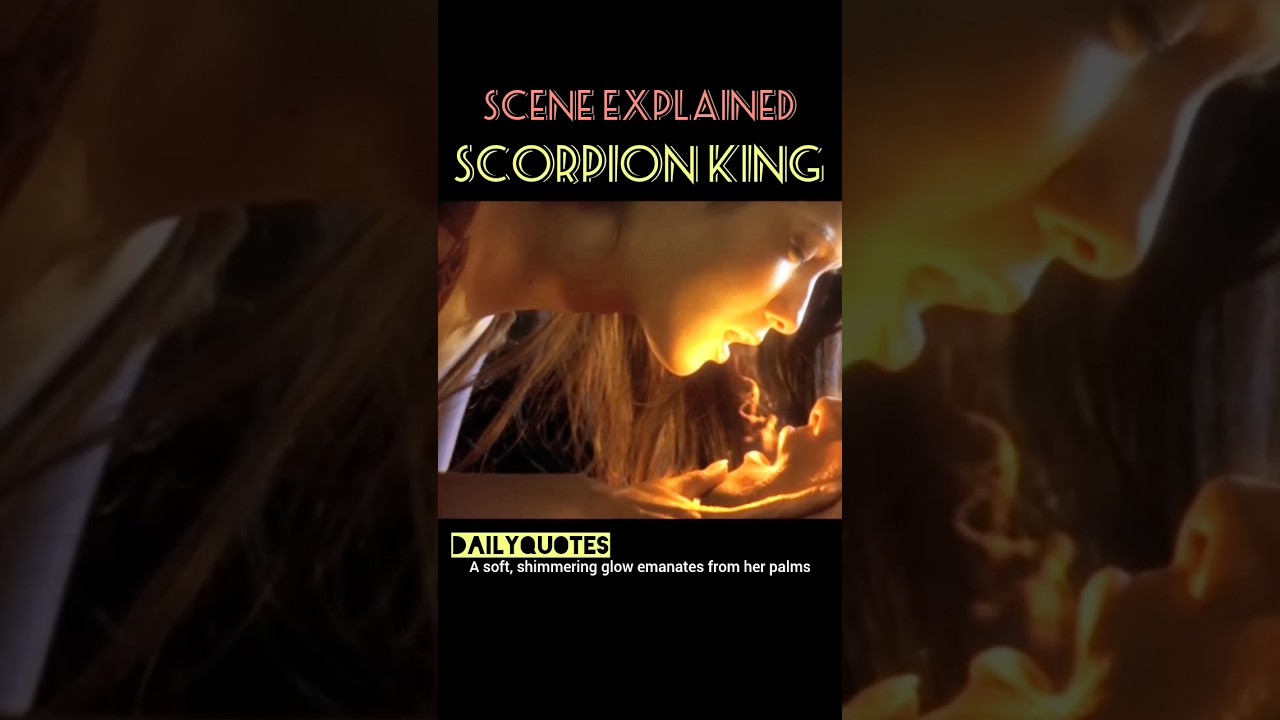 Mathayus saved from scorpion poison | the scorpion king #moviescenes #dailyquotes #therock