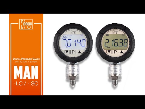 MAN -LC/-SC - Digital Pressure Gauge with IO-Link / Battery