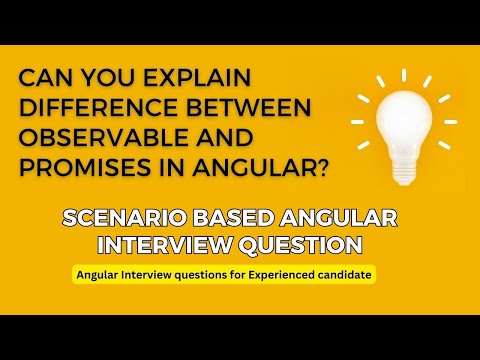 Can you explain the difference between observable and promises in angular | Observable vs Promises
