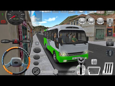 New Hyundai County Bus Transport Driver 3D! Minibus Simulator Vietnam - Bus Game Android Gameplay
