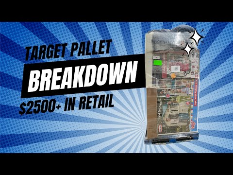 Breakdown of a T@RGET Pallet! 2500+ in Retail on Liquidation Pallet