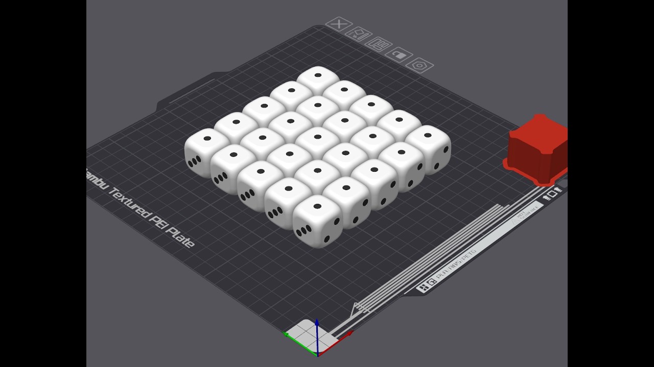 A Very Long Multi-Colour Print