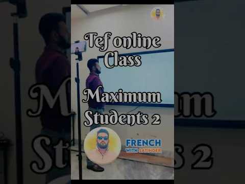 Online french class tef in 6 months