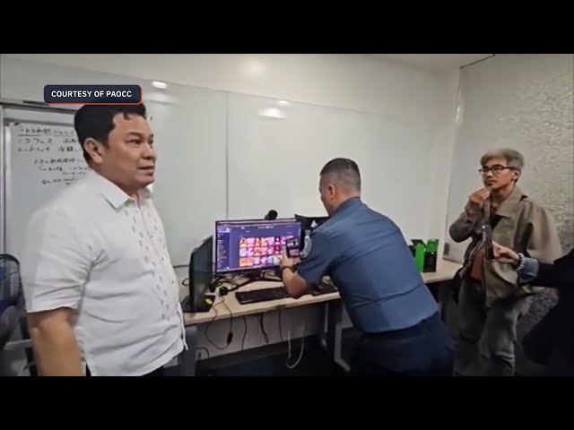 Authorities raid POGO hub at RCBC Plaza in Makati