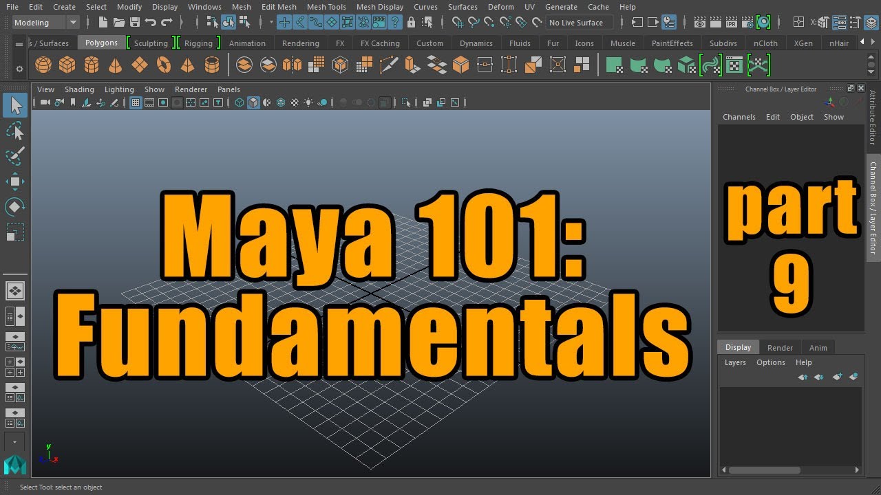 Maya 101 - Fundamentals 09 - Introduction to Arnold