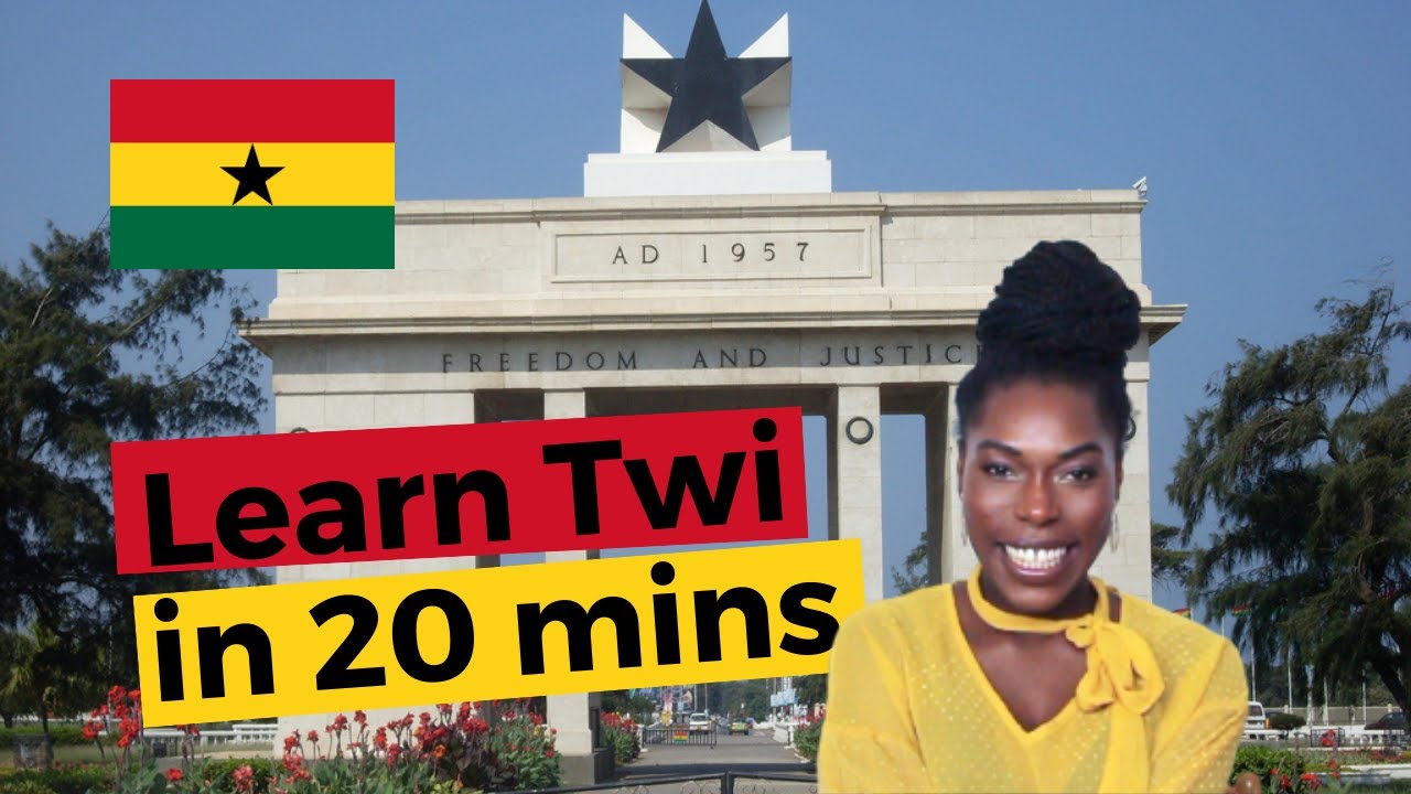 LEARN TWI IN 20 MINUTES: Basic Twi lessons for Beginners and Tourists | Akwaaba| With Adwoa Lee EP01