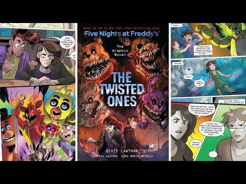 MORE PREVIEWS FOR FNAF: THE TWISTED ONES: GRAPHIC NOVEL!!
