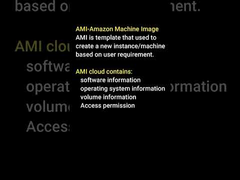 #shorts What is AMI in EC2? #learnomate technologies