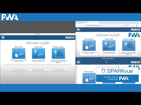 SPARKvue für Computer kostenlose browserbasierte App (Chrome und Edge)