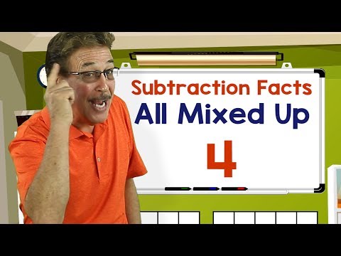 Subtraction Facts All Mixed Up 4 | Math Songs for Kids | Jack Hartmann
