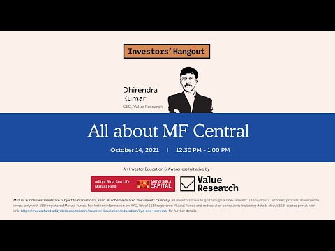 Webinar: All about MF Central