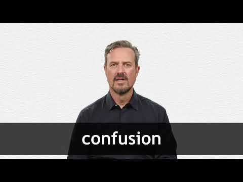 How to pronounce CONFUSION in American English