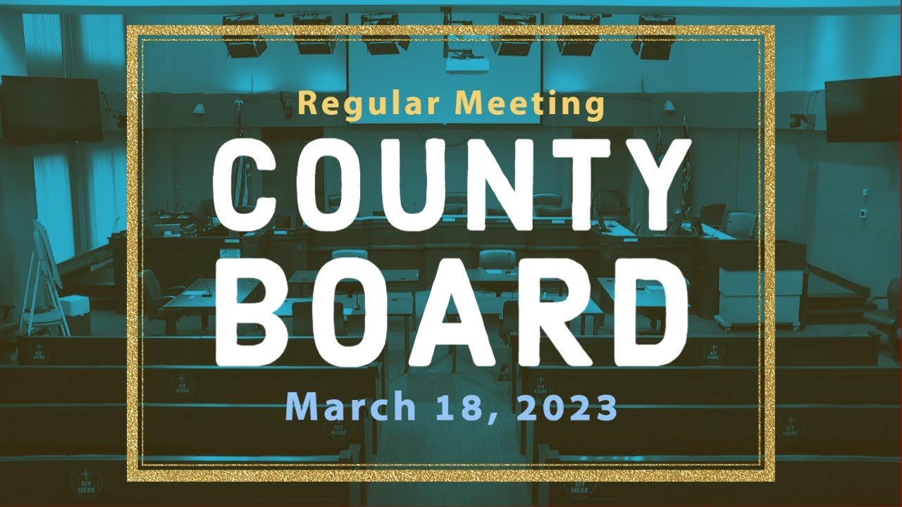 Arlington County Board Meeting - March 18, 2023