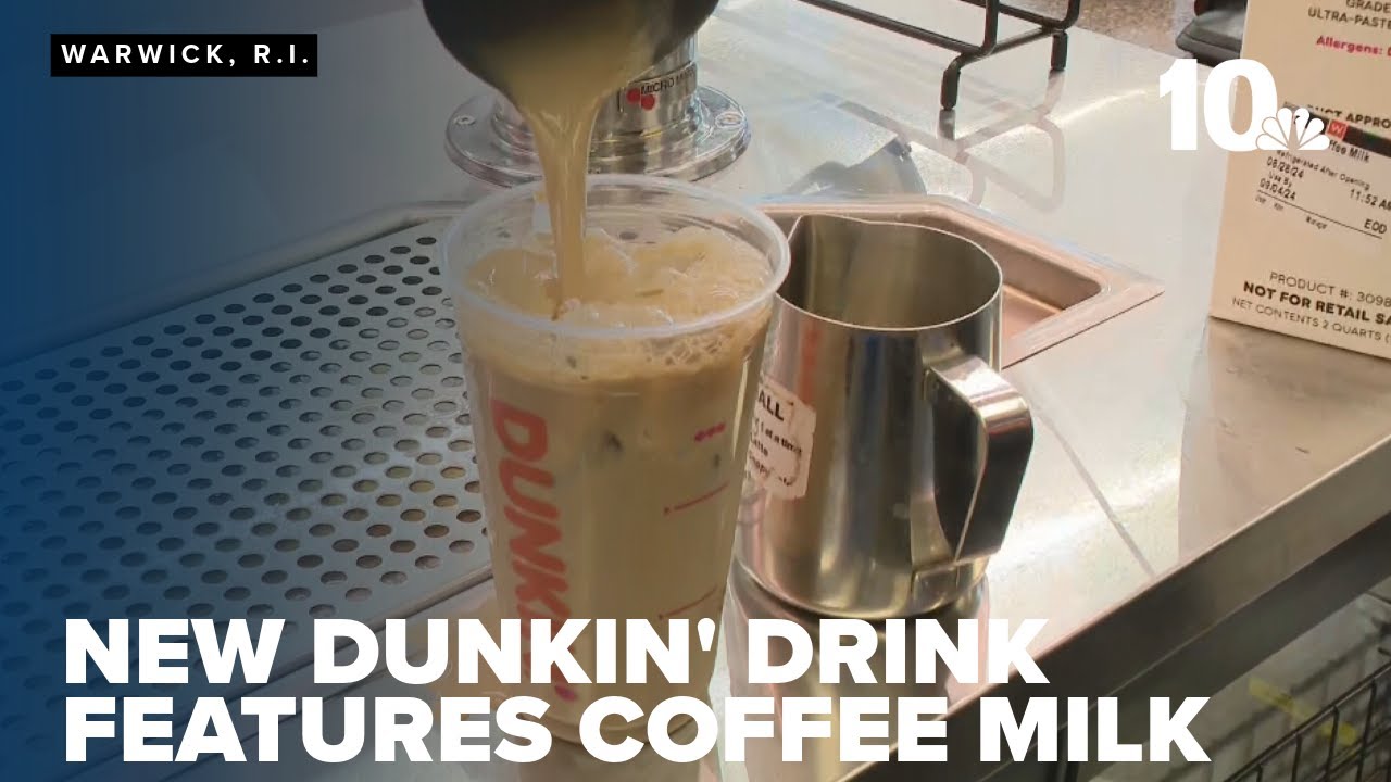 Dunkin' brings a little bit of Rhode Island to the nation with new coffee milk drink