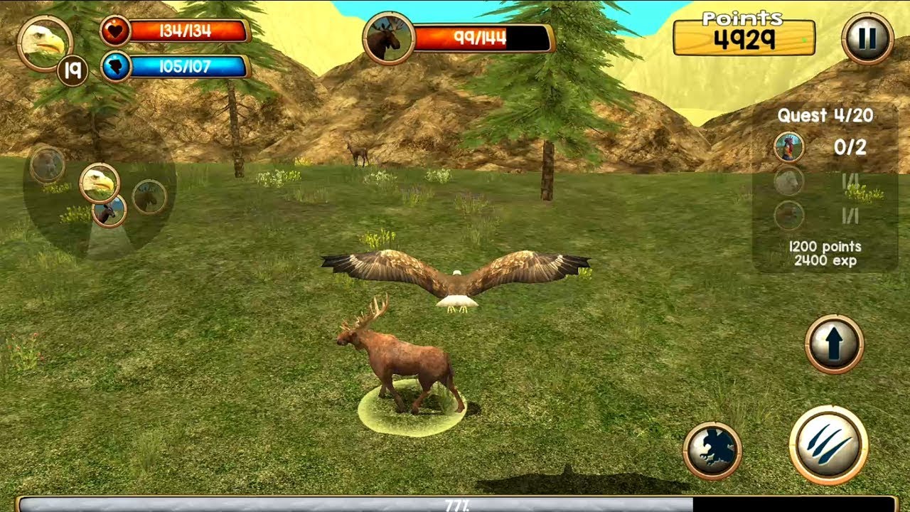Wild Eagle Sim 3D Android Gameplay HD #5