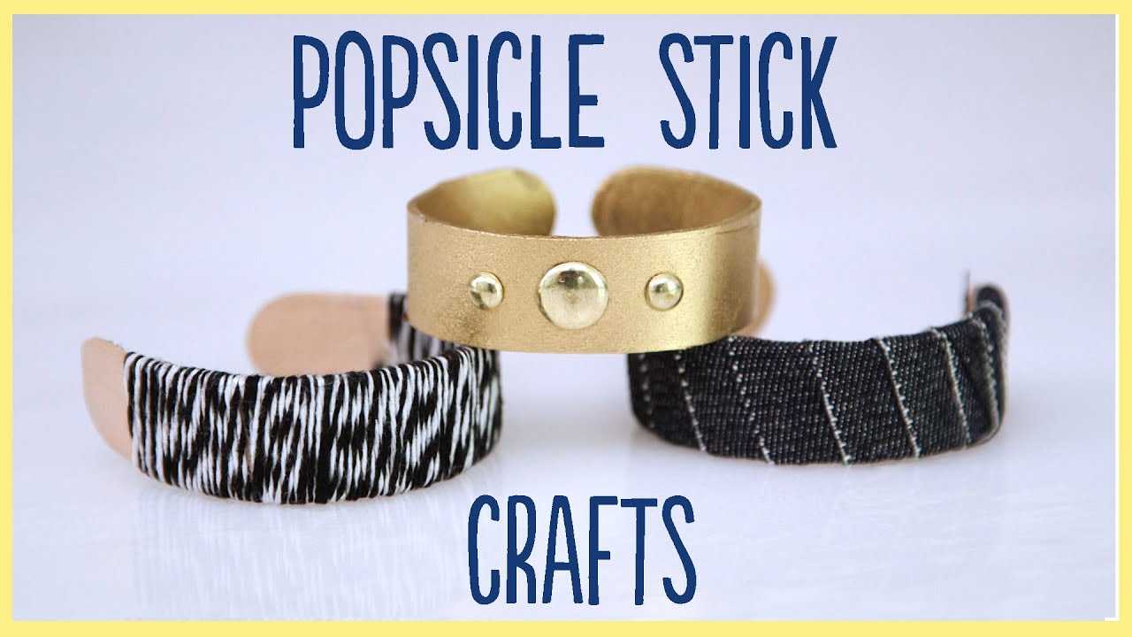 DIY | 3 Amazing Popsicle Stick Crafts