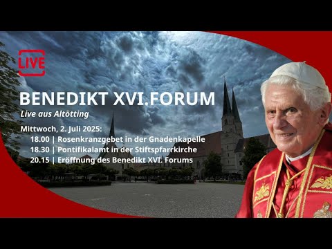 LIVE: Benedikt XVI. Forum 2025, Mittwoch Abend
