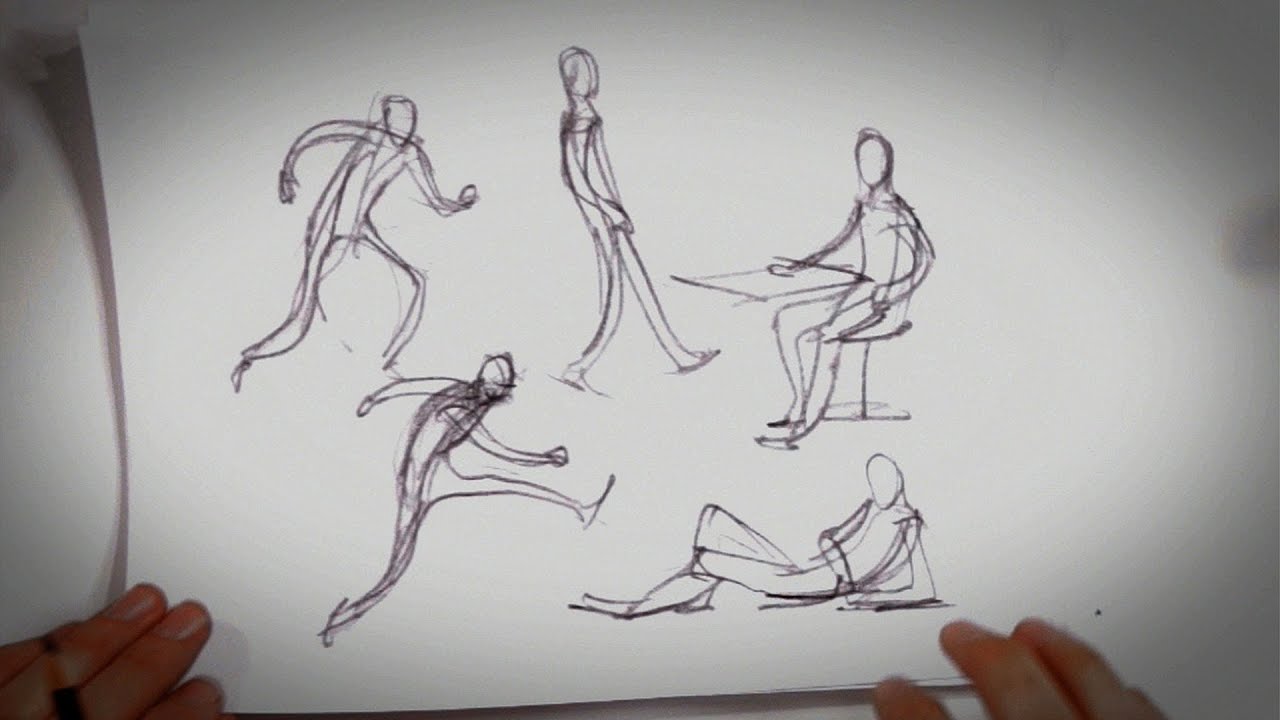 6 Tips about Gesture Drawing | Drawing Tips