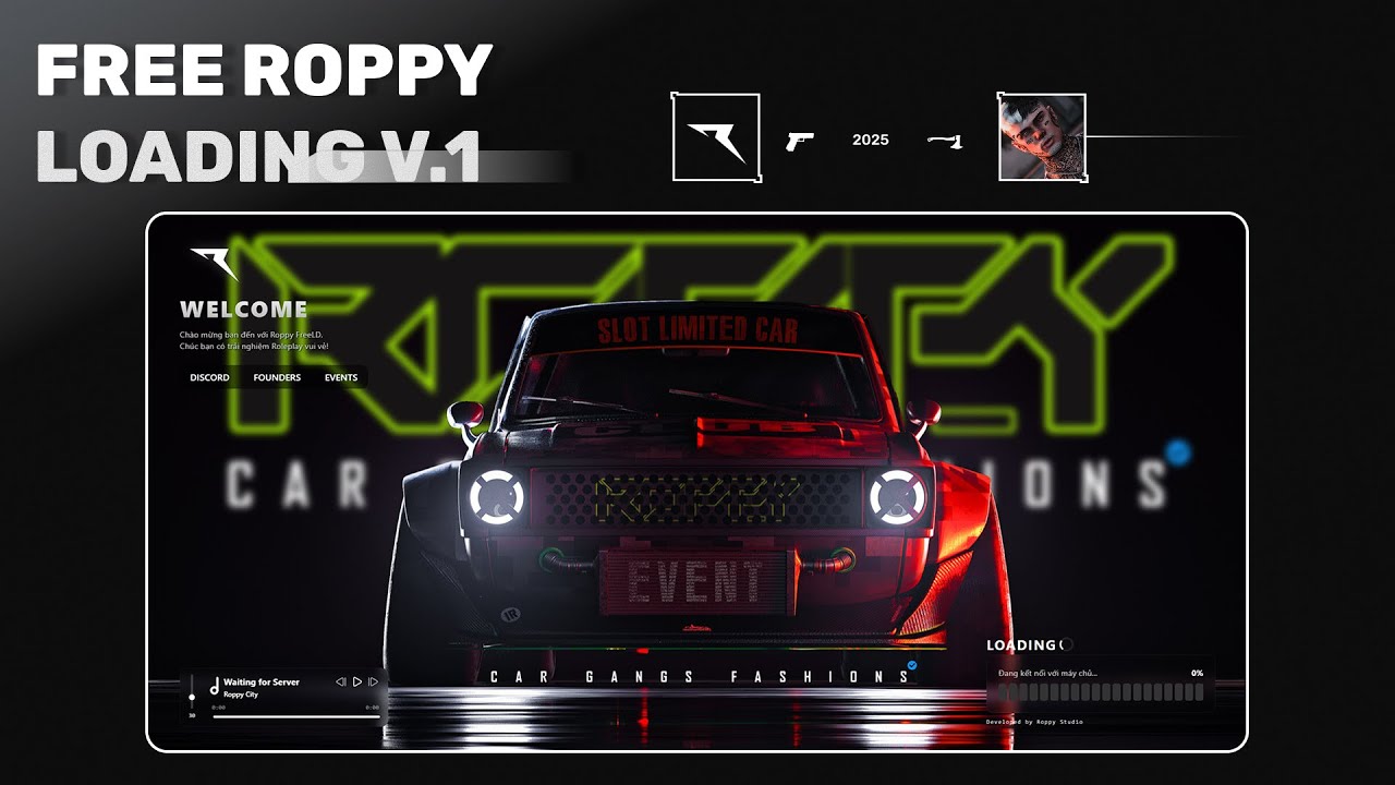 Loading Screen  | FiveM Script | Simple & Easy Config | Roppy Scripts