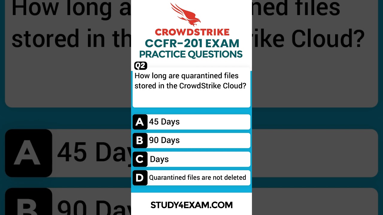 CrowdStrike CCFR-201 Exam Prep | Practice Questions for Falcon Responder Certification