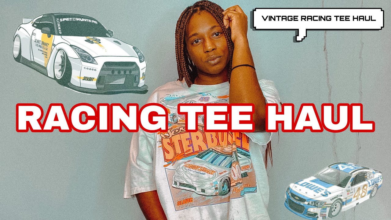 Vintage Racing Tees l | Streetwear Essentials Try On Haul