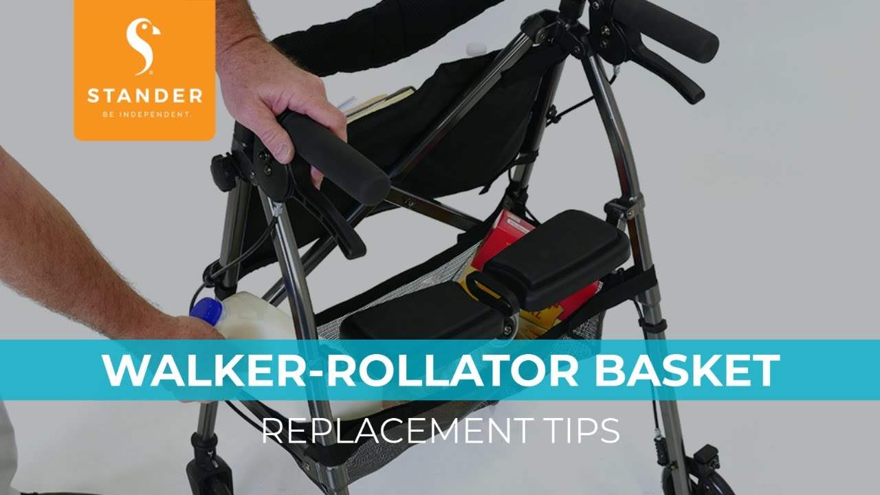 Stander Walker-Rollator Hanging Basket Accessory