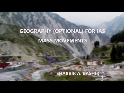 20th Dec online class-1 Mass Movements-Types and factors affecting them