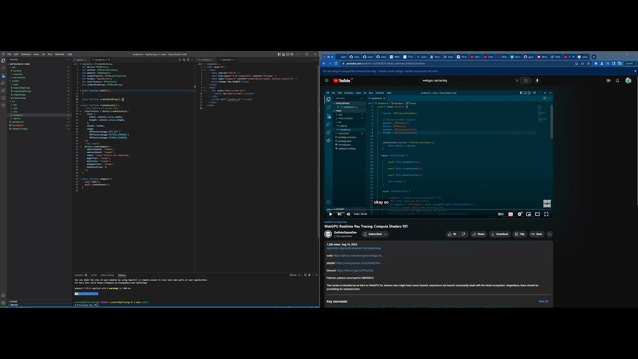 Study  with me and code with me :D (fluid simulation in three.js)