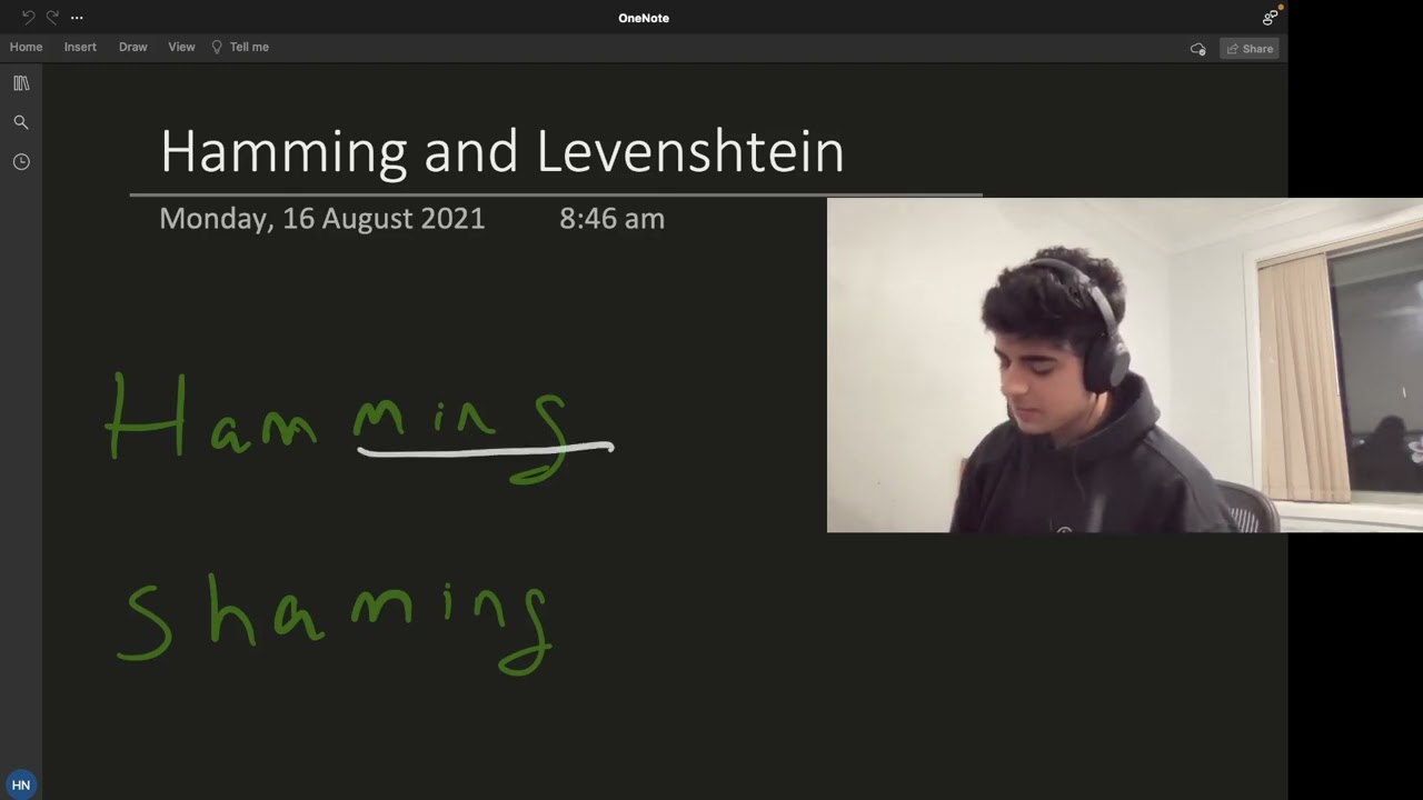 Hamming and Levenshtein Distance - Similarity between strings | Tutor Submision