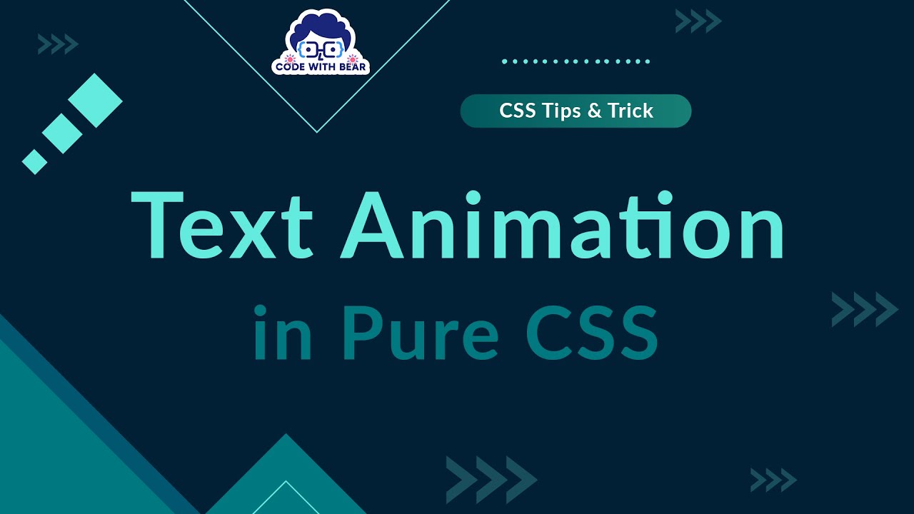 Text Animation with Pure CSS | CSS tutorials | #css #html #html5 #css3