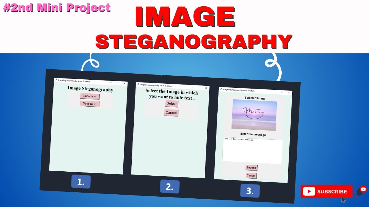 Image Steganography 👨🏻‍💻| Python Mini Project 🐍| Project For Beginner 😮
