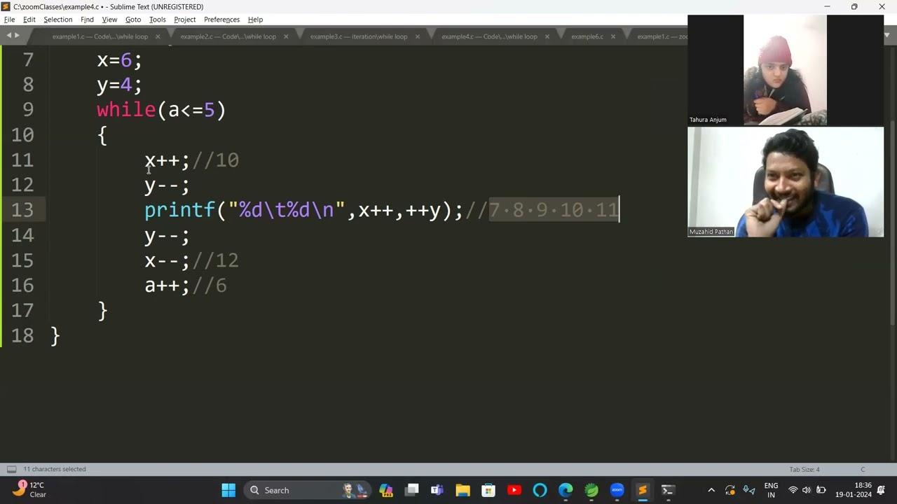 C Programming | While Loop | Logic Code | Demo | #coding #logic #cprogramming #whileloop #369