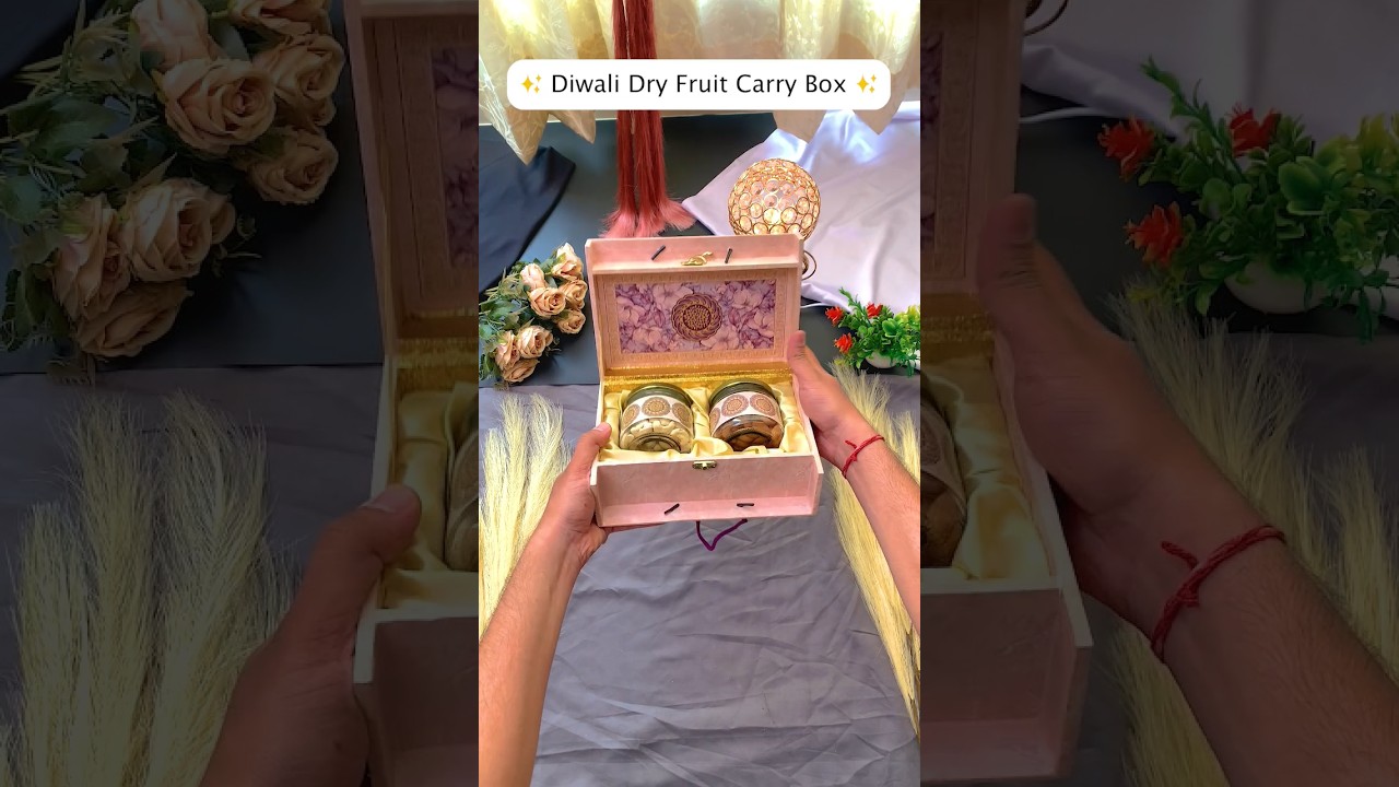 ✨Carry Bag Dry Fruits Box for Diwali 🪔 Best for Gifting item 🎁 WhatsApp to know more +91 6350296867