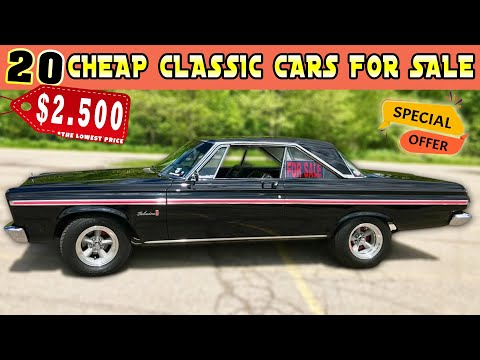 20 BEST CHEAP CLASSIC CAR FINDS Cheap Classic Cars For Sale
