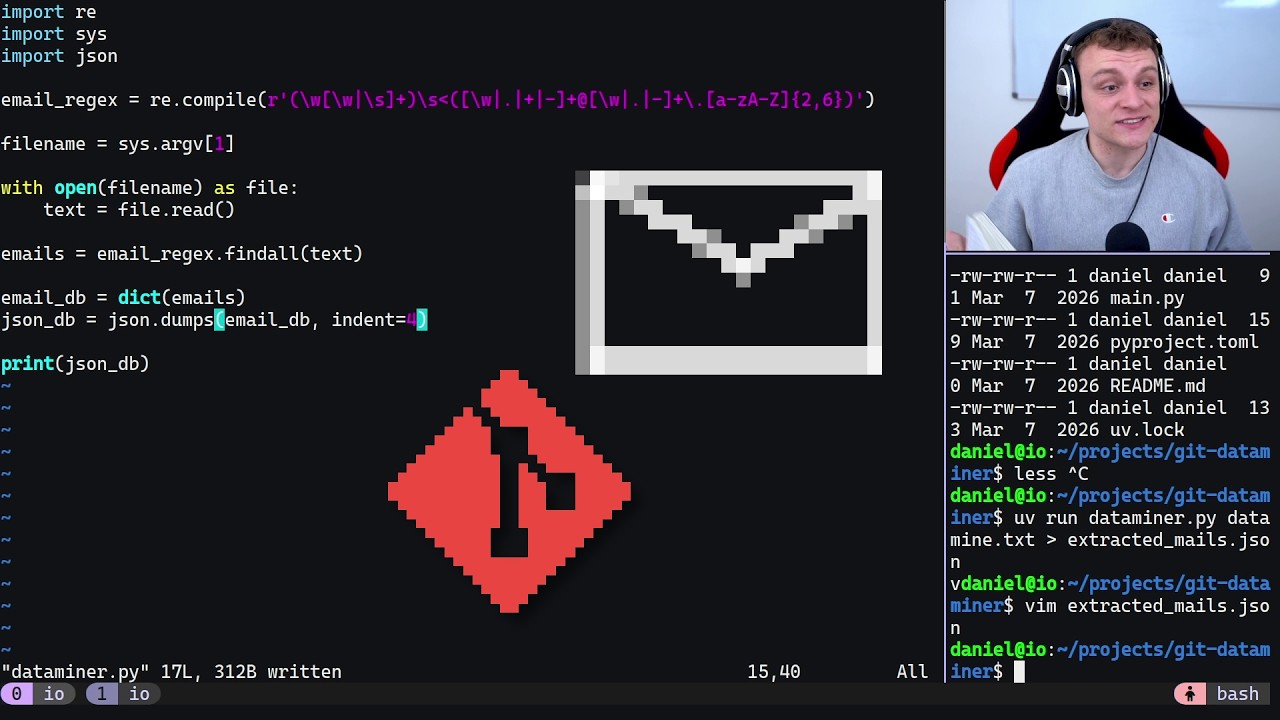 Regular Expressions in Python - Email Harvester
