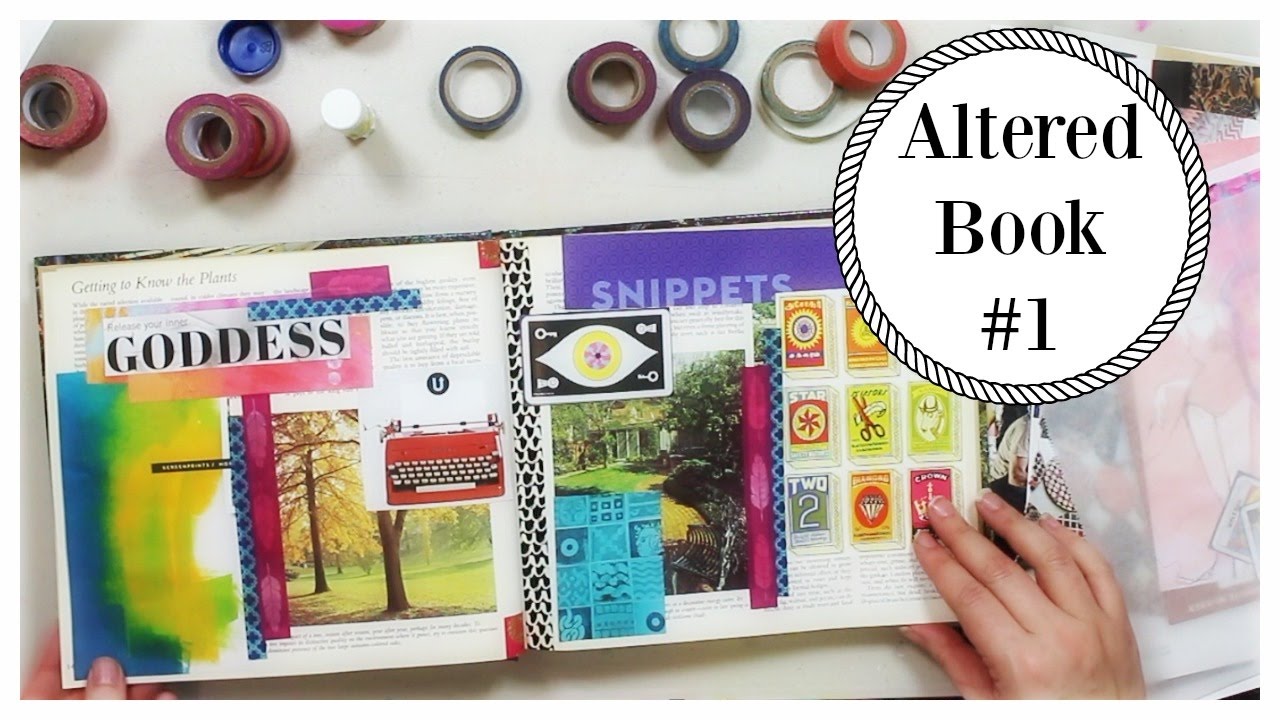 Altered Book - Playing with Images | Chrissie B.