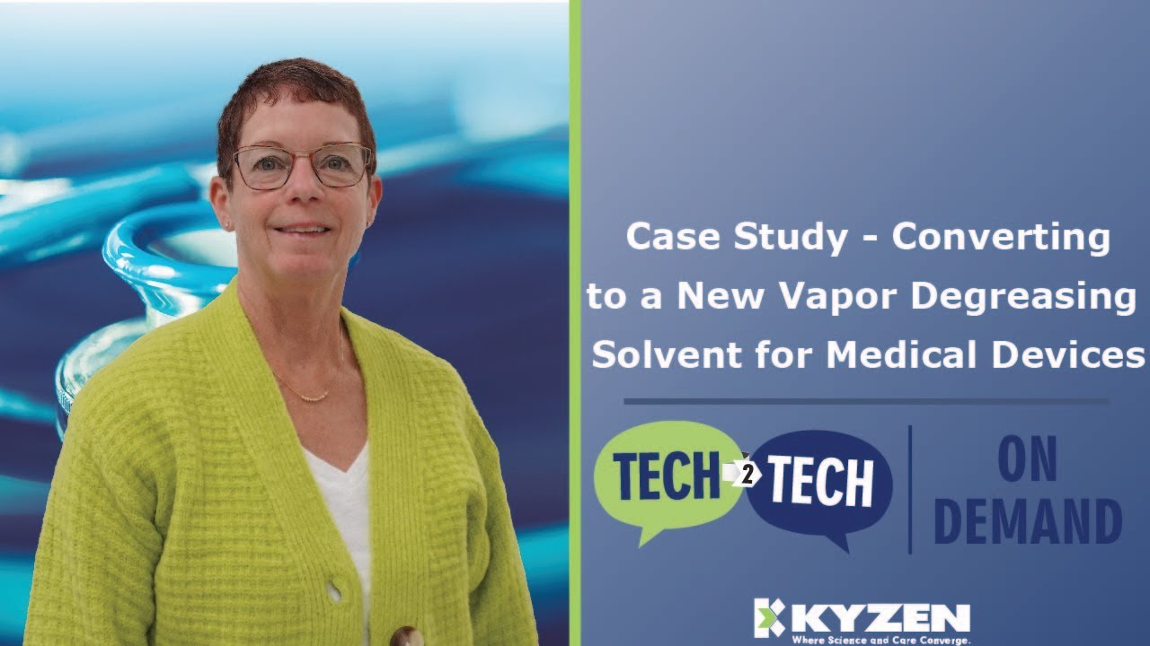 Medical Device Cleaning | Case Study | KYZEN Tech 2 Tech