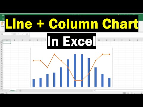 How To Combine A Line And Column Chart In Excel