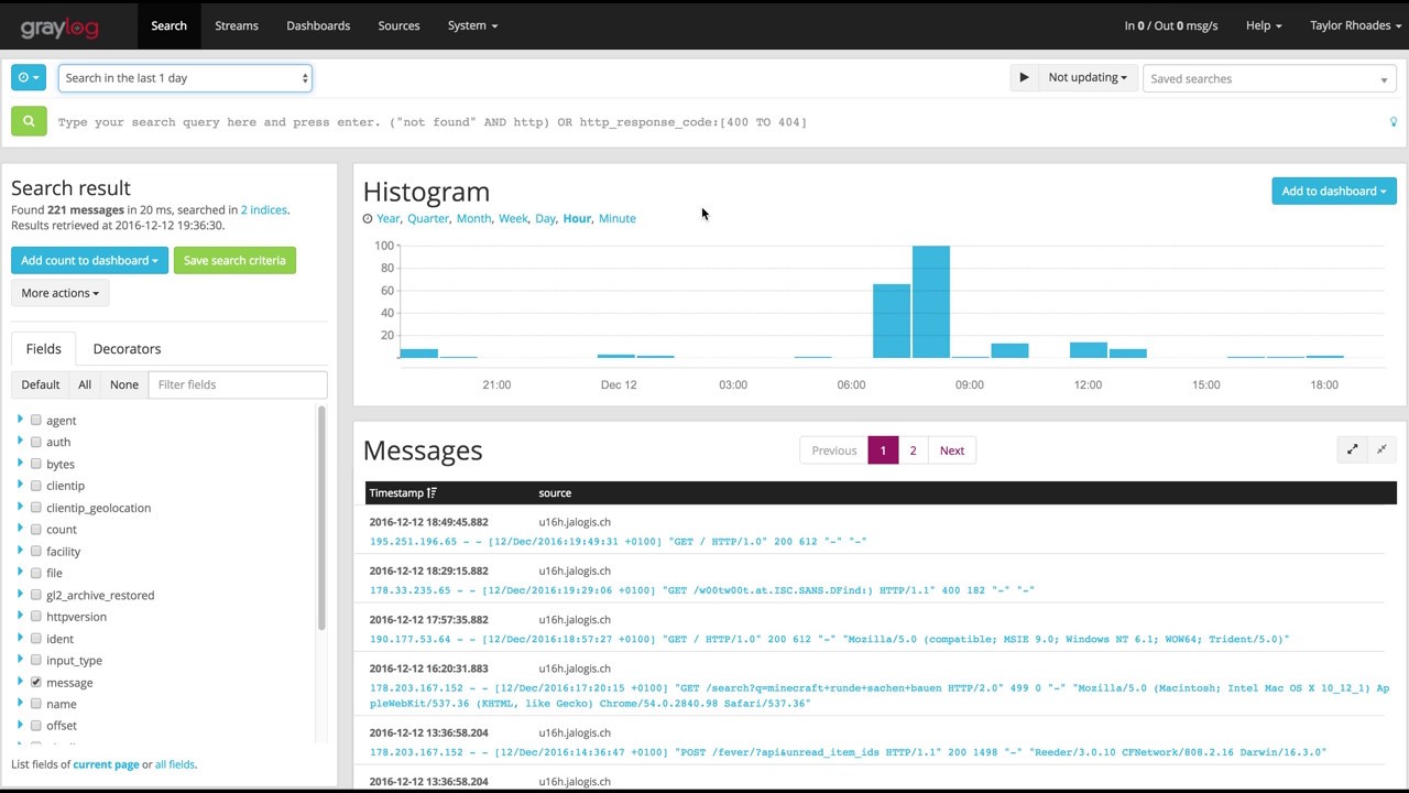 Graylog's Archiving and Audit Log Features