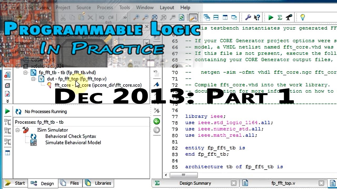 PLIP DEC2013: Hardware Co-Simulation (Co-Sim) FFT Example