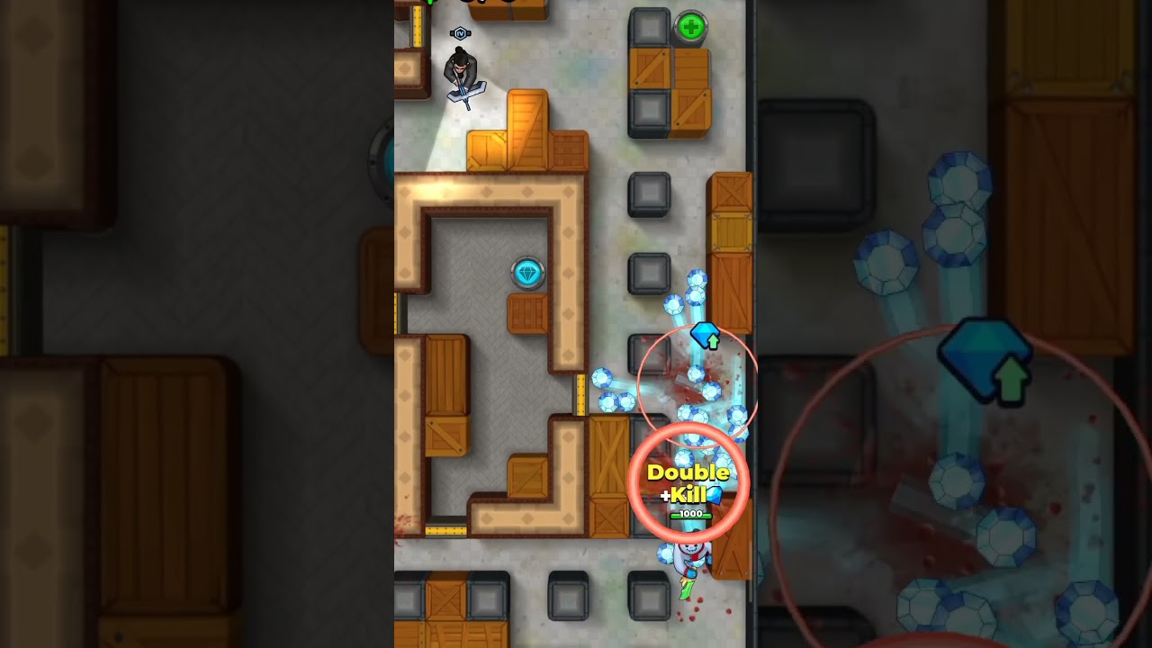 HUNTER ASSASSIN Game Level 132 #gaming #shortsfeed #trendingshorts