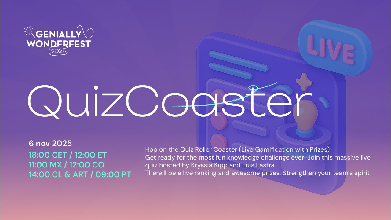 QuizCoaster | Genially WonderFest 2025