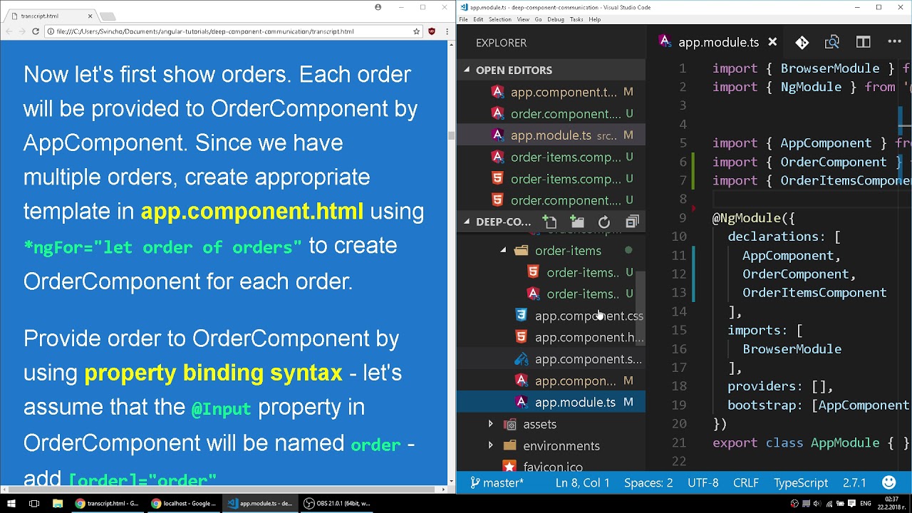 Angular Deep Tree Component Communication