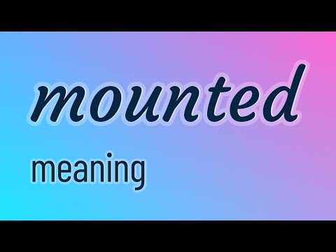 Mounted - 5 English Vocabulary Flashcards