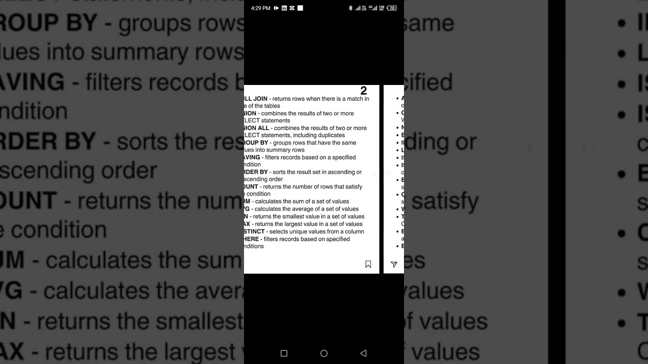 100 SQL Commands You Must Know | Complete SQL Cheat Sheet