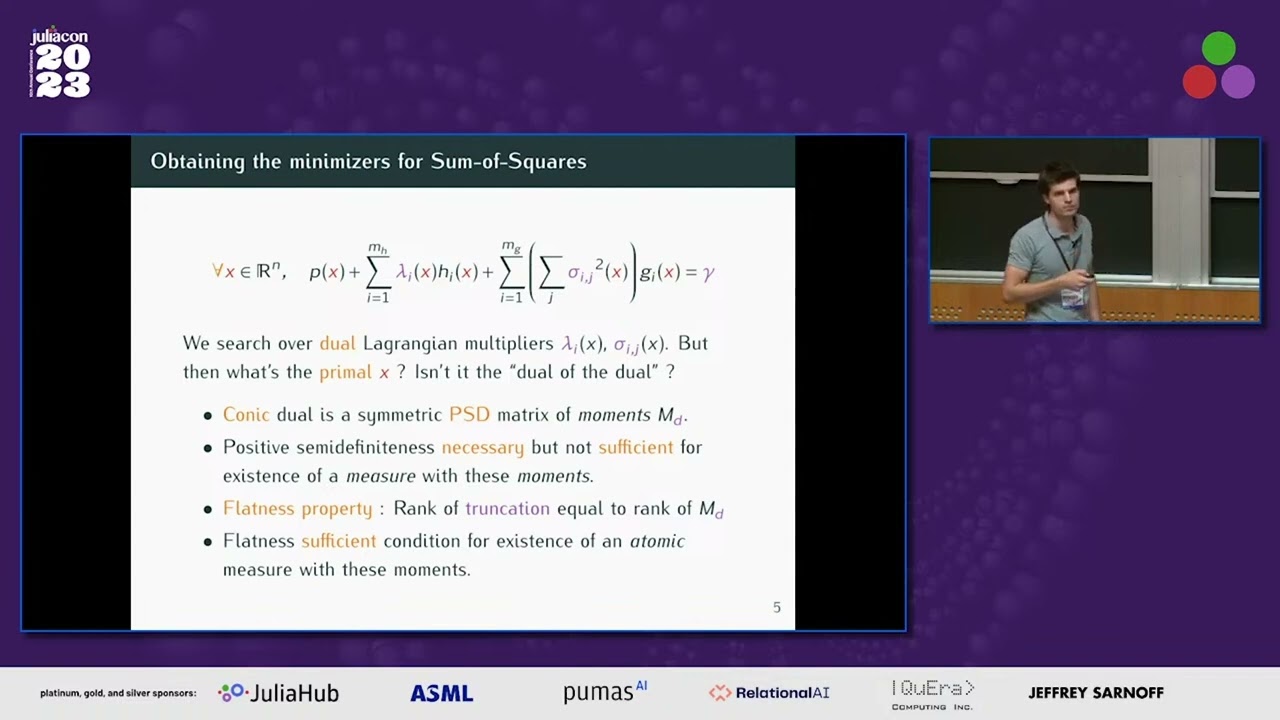 Polynomial Optimization | Benoît Legat | JuliaCon 2023