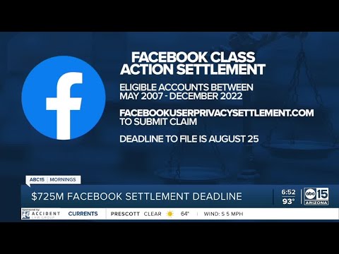 Act fast! Arizonans can be part of Facebook's $725 million settlement